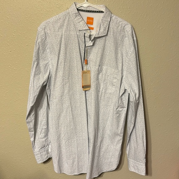 Hugo Boss | Shirts | Hugo Boss Orange Buttonup Dress Shirt | Poshmark